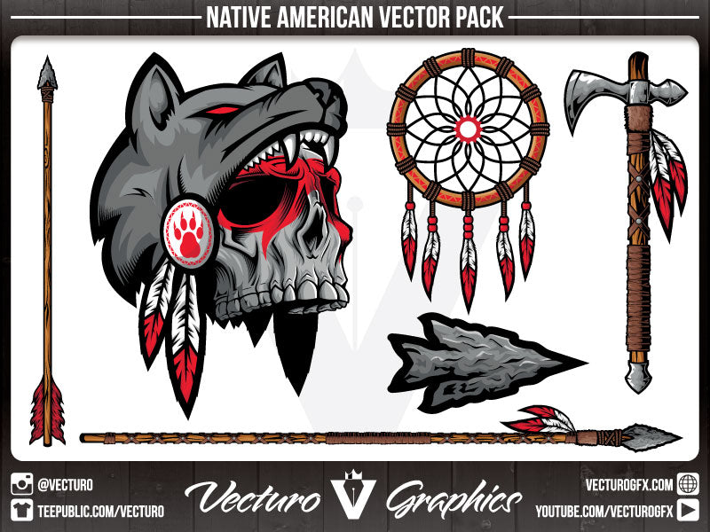 Native American Vector Pack – Vecturo Graphics