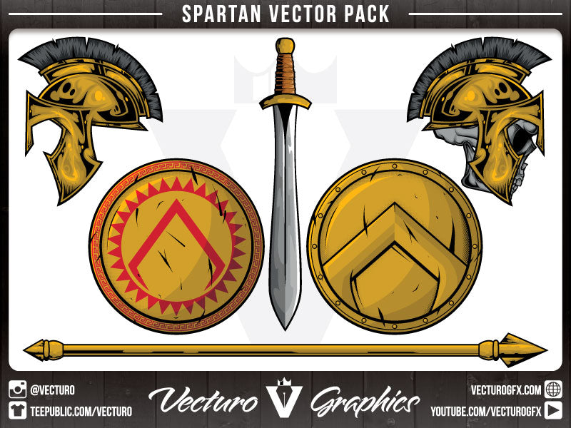 Spartan Vector Pack – Vecturo Graphics